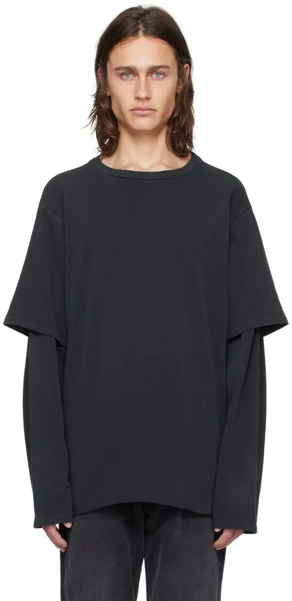 【関税込み】424 ブラック '424' Block Tシャツ 424 T-Shirts for Men - Shop Now on FARFETCH